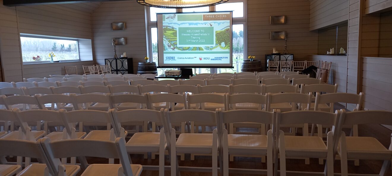 screen and projector hire